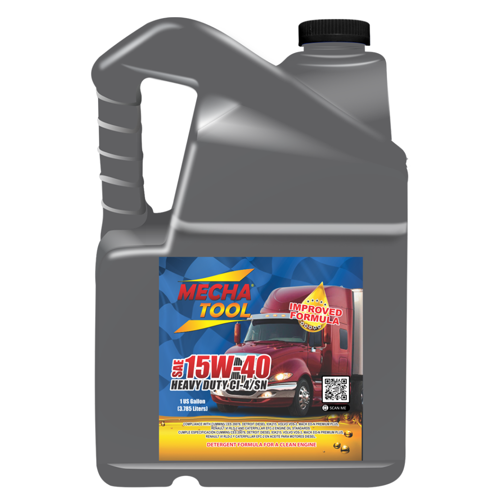 MECHA-TOOL® IMPROVED FORMULA SAE 15W40 CI-4/SN PLUS MOTOR OIL – Sunshine