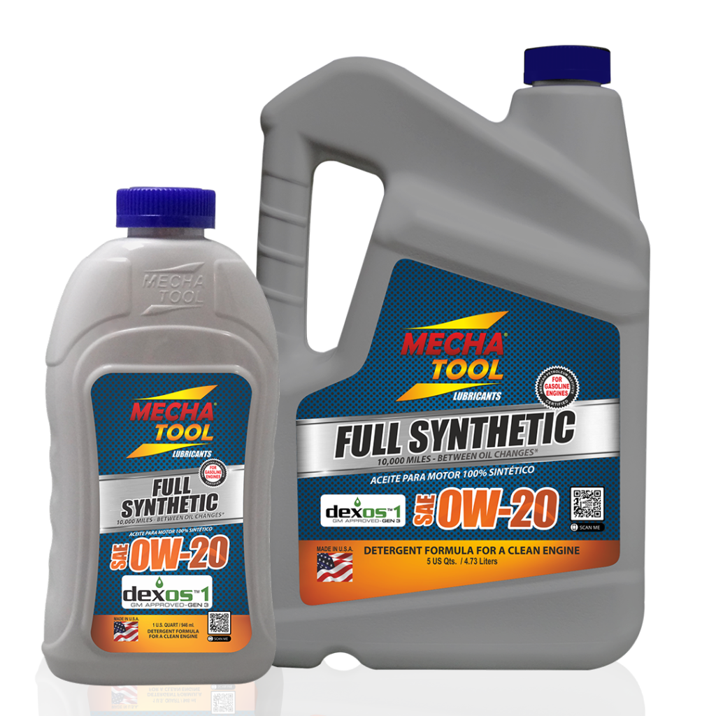 MECHA-TOOL® 100% SINTÉTICO SAE 0W-20 API SP/ILSAC GF-6A – Sunshine