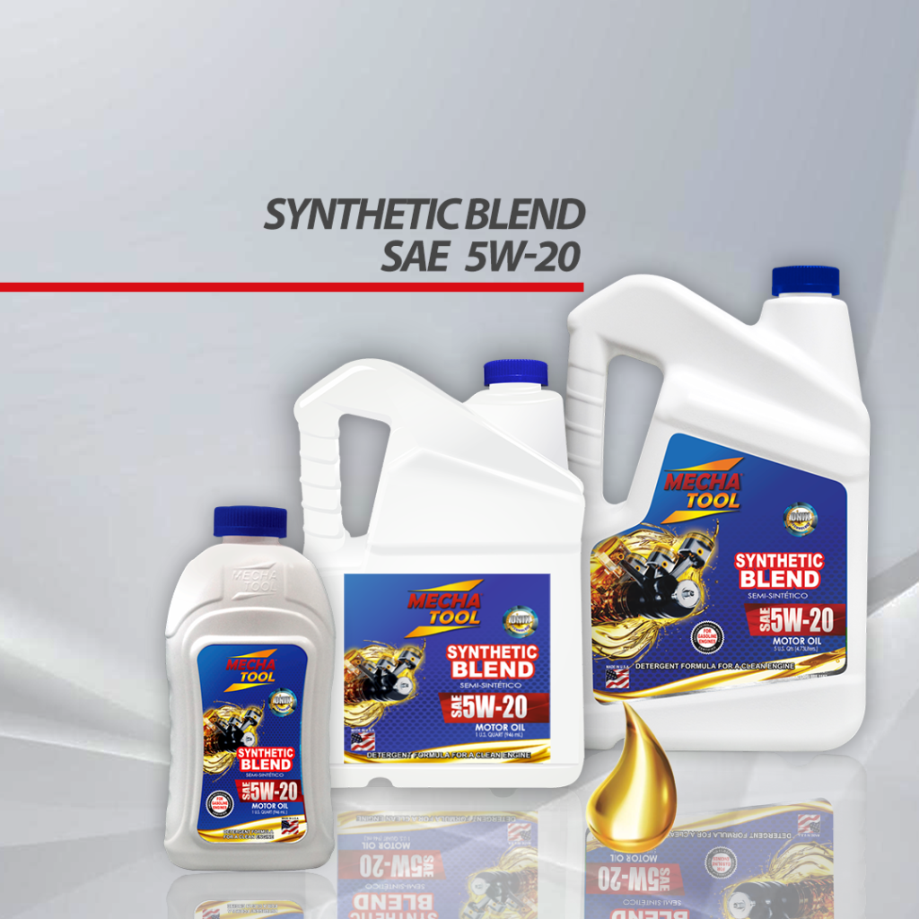 MECHA-TOOL® SYNTHETIC BLEND SAE 5W-20 - Sunshine