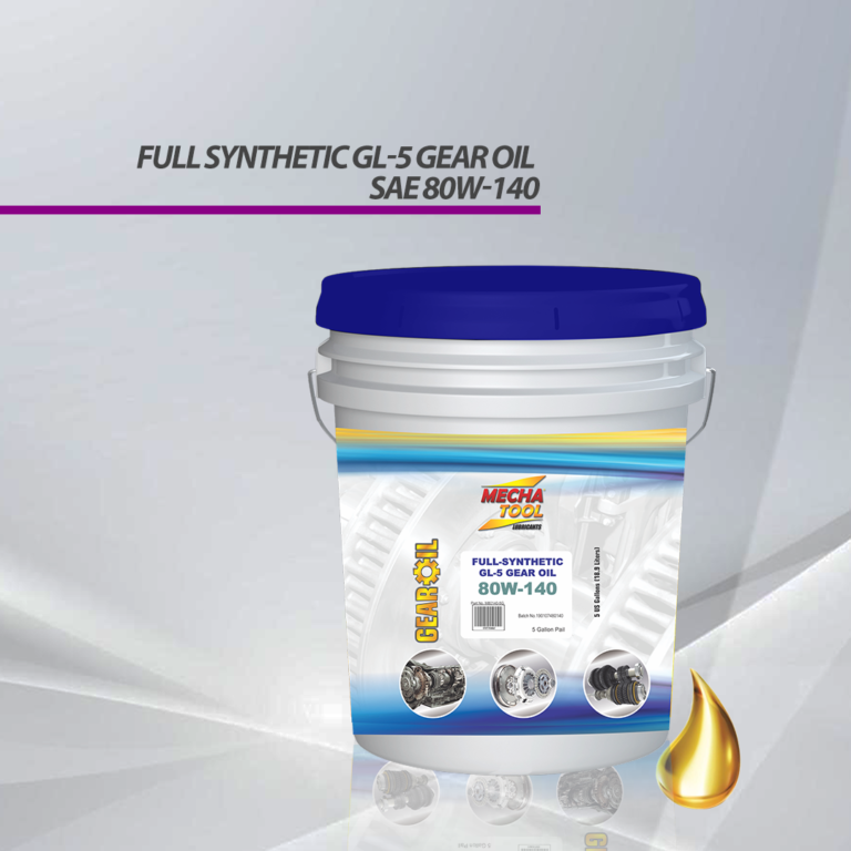MECHA-TOOL® FULL SYNTHETIC GEAR OIL GL-5 SAE 80W-140 – Sunshine