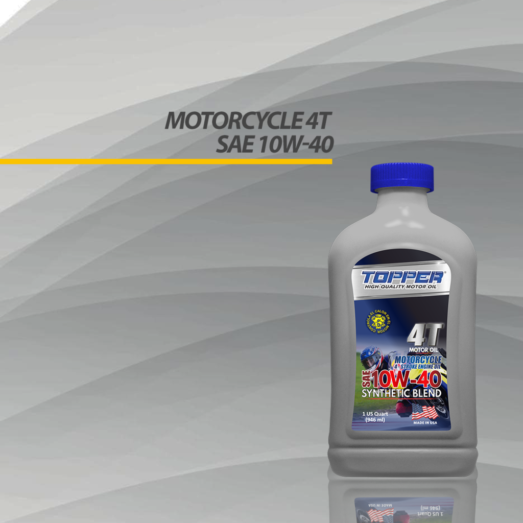 TOPPER®SYNTHETIC BLEND MOTOR OIL SAE 10W40 4-STROKE – Sunshine