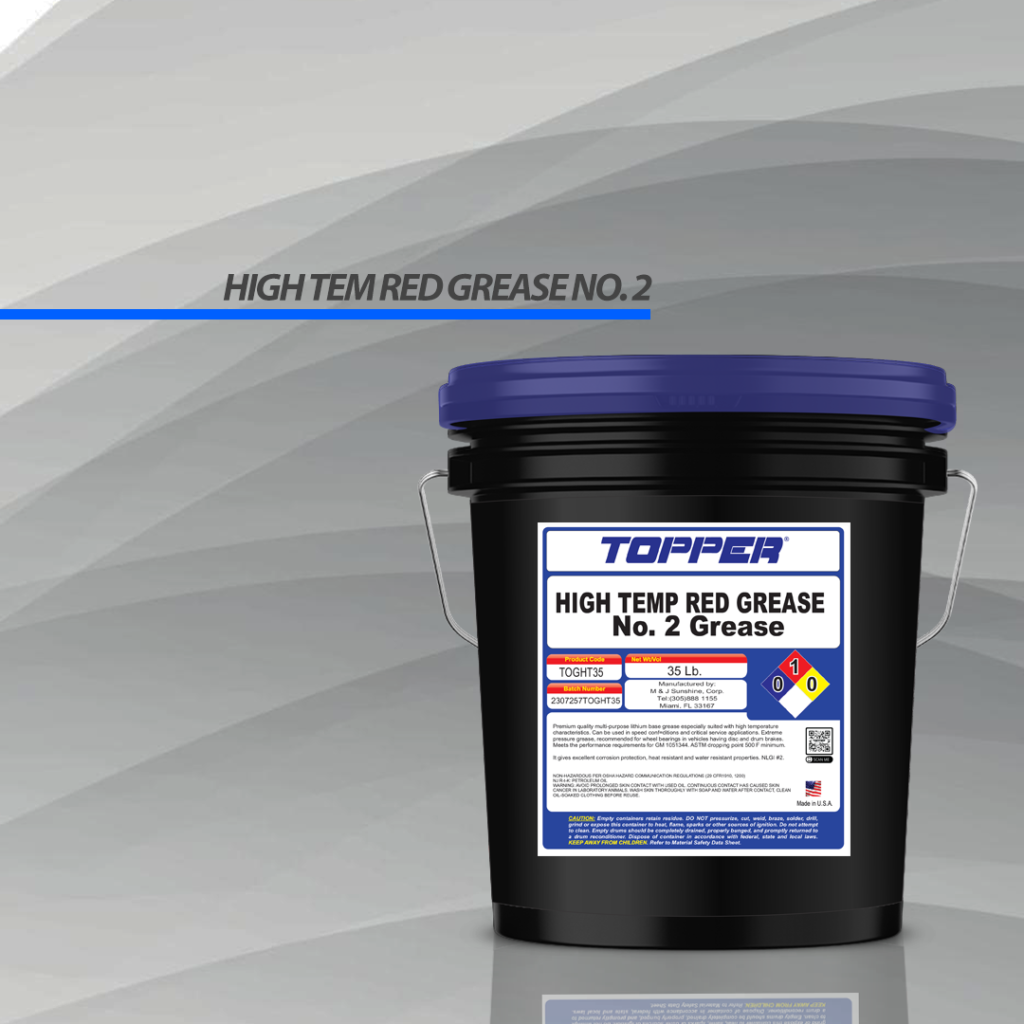 TOPPER® HIGH TEMP RED GREASE – Sunshine